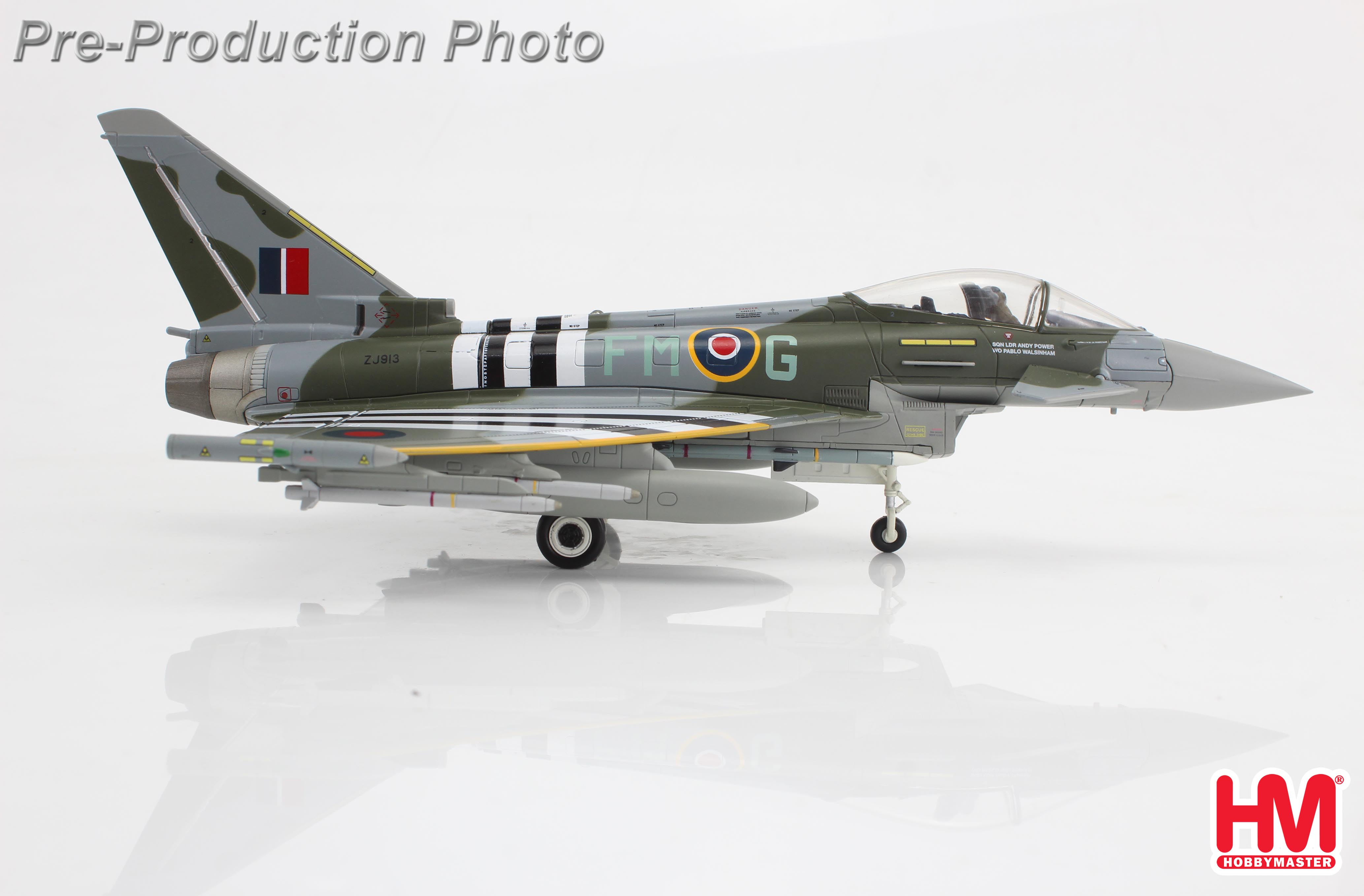 Eurofighter Typhoon FGR4 ZJ913/FM-G, RAF, 2024 (w/2 x ASRAAM, 4 x AIM ...