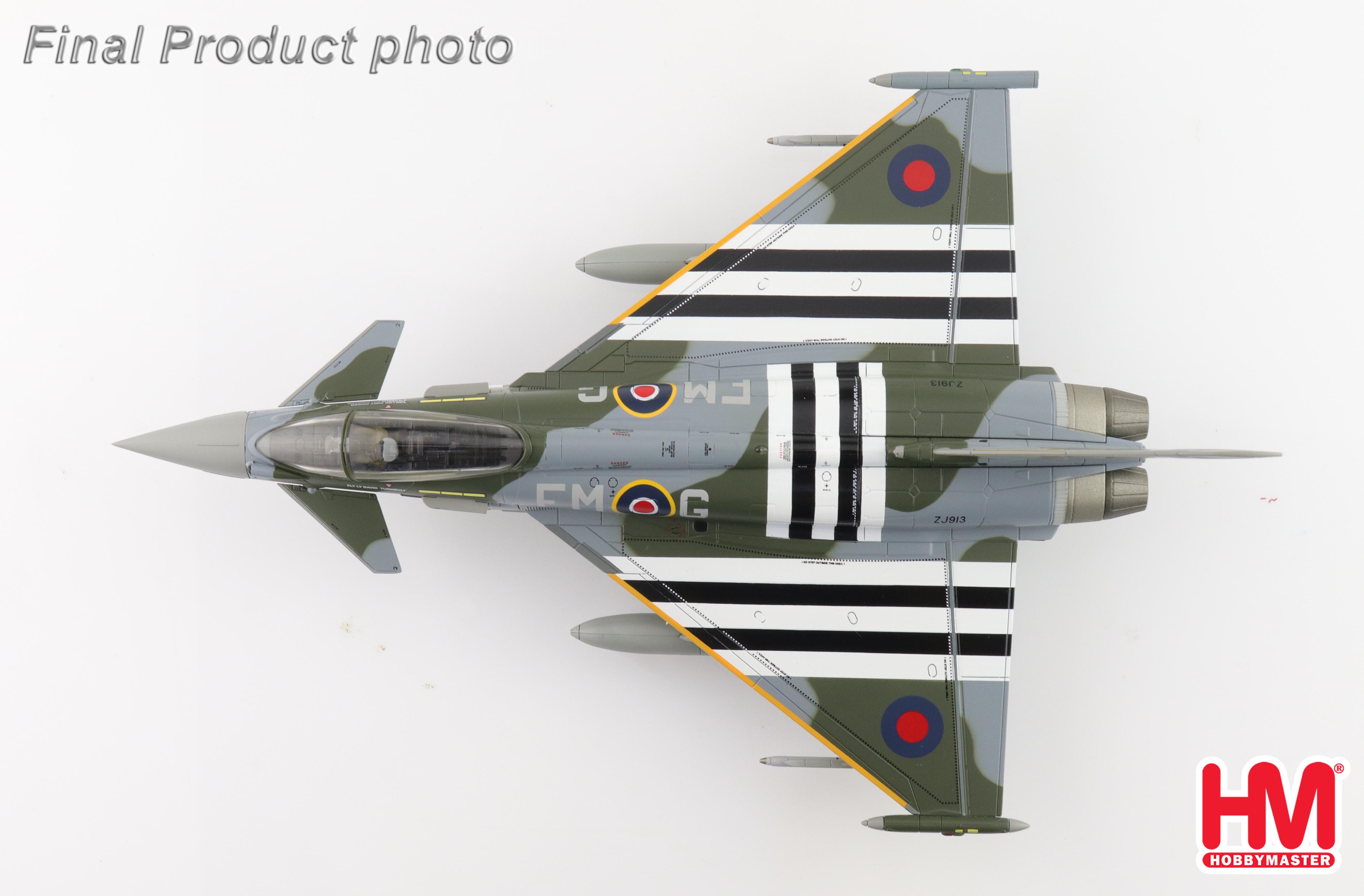 Eurofighter Typhoon FGR4 ZJ913/FM-G, RAF, 2024 (w/2 x ASRAAM, 4 x AIM ...
