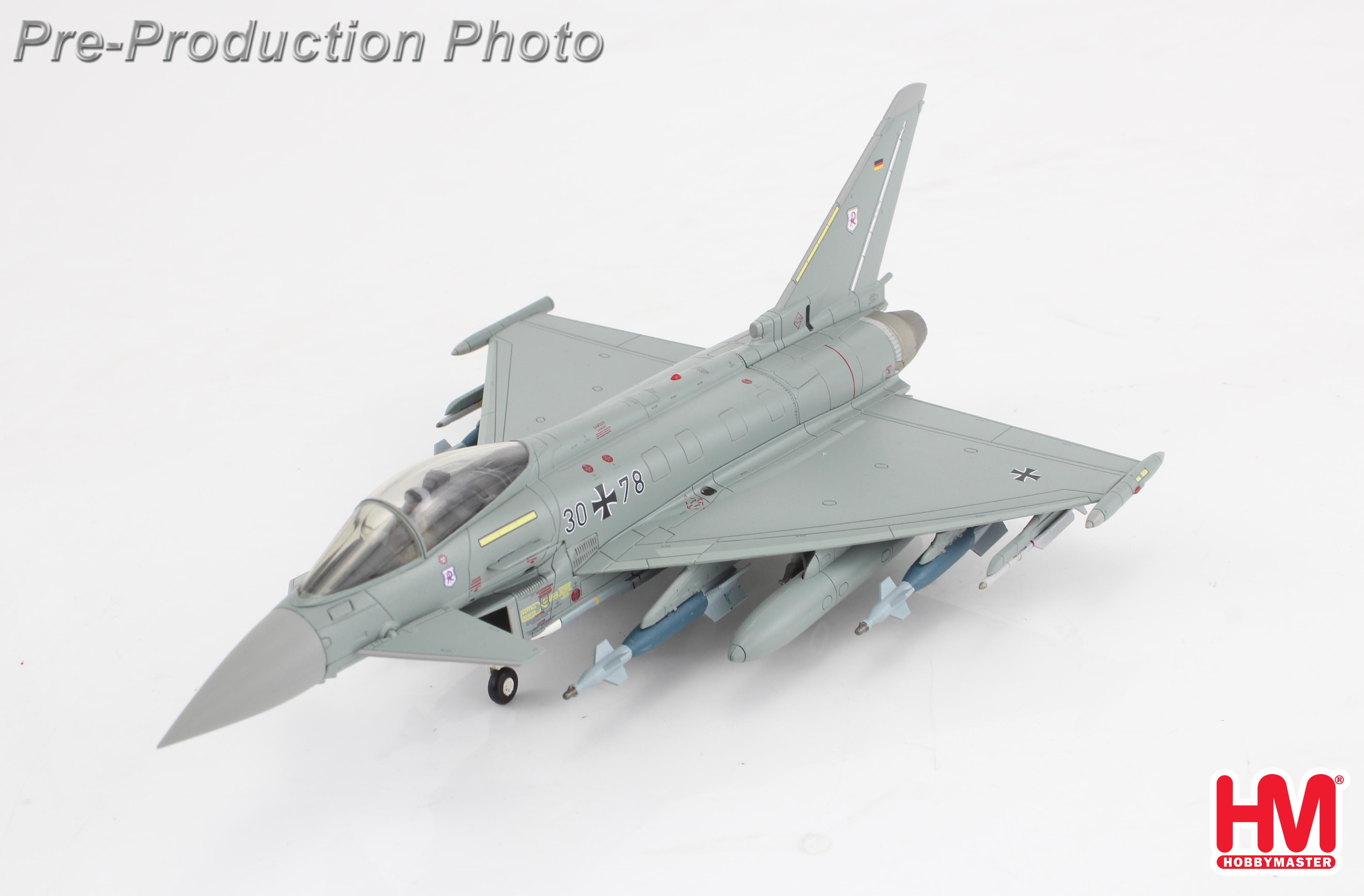 Eurofighter Typhoon 30+78, Luftwaffe, 2021 (with 4 x GBU-48)