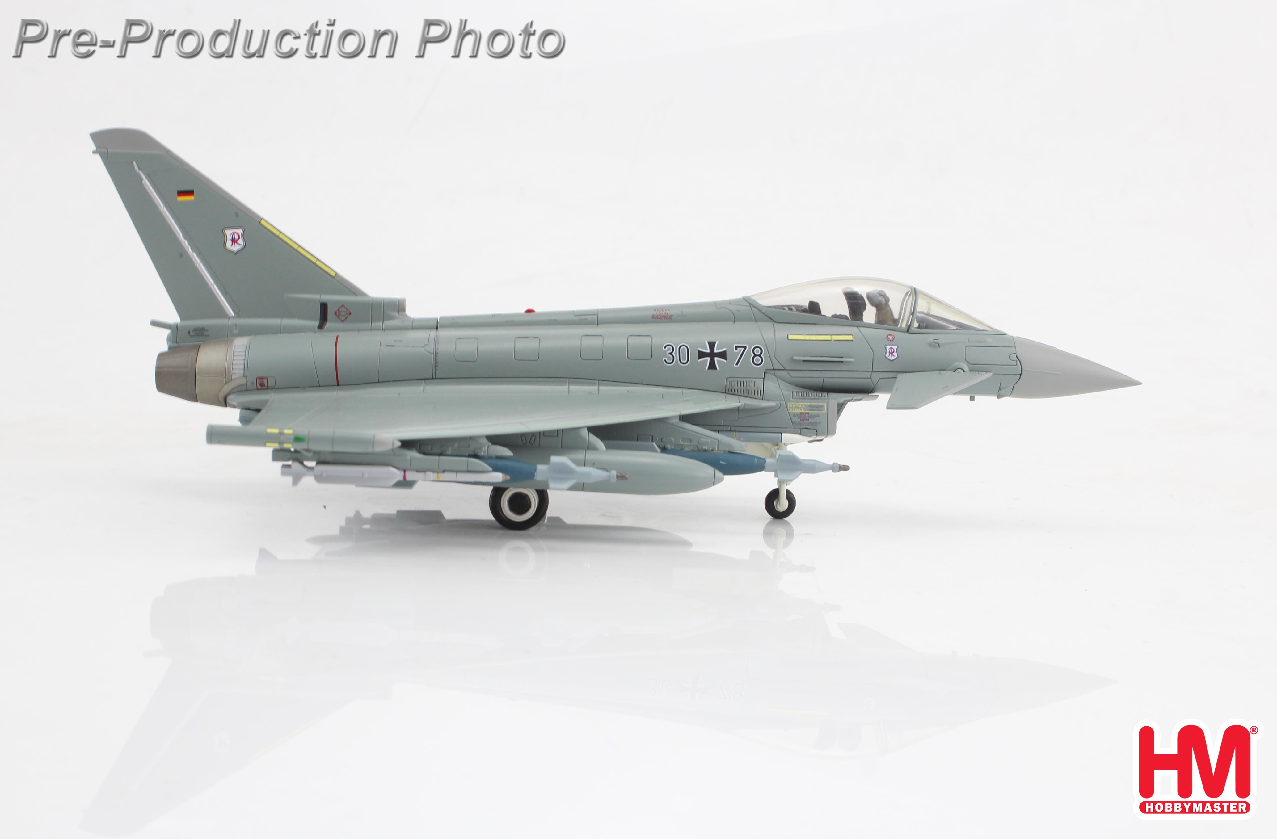 Eurofighter Typhoon 30+78, Luftwaffe, 2021 (with 4 x GBU-48)