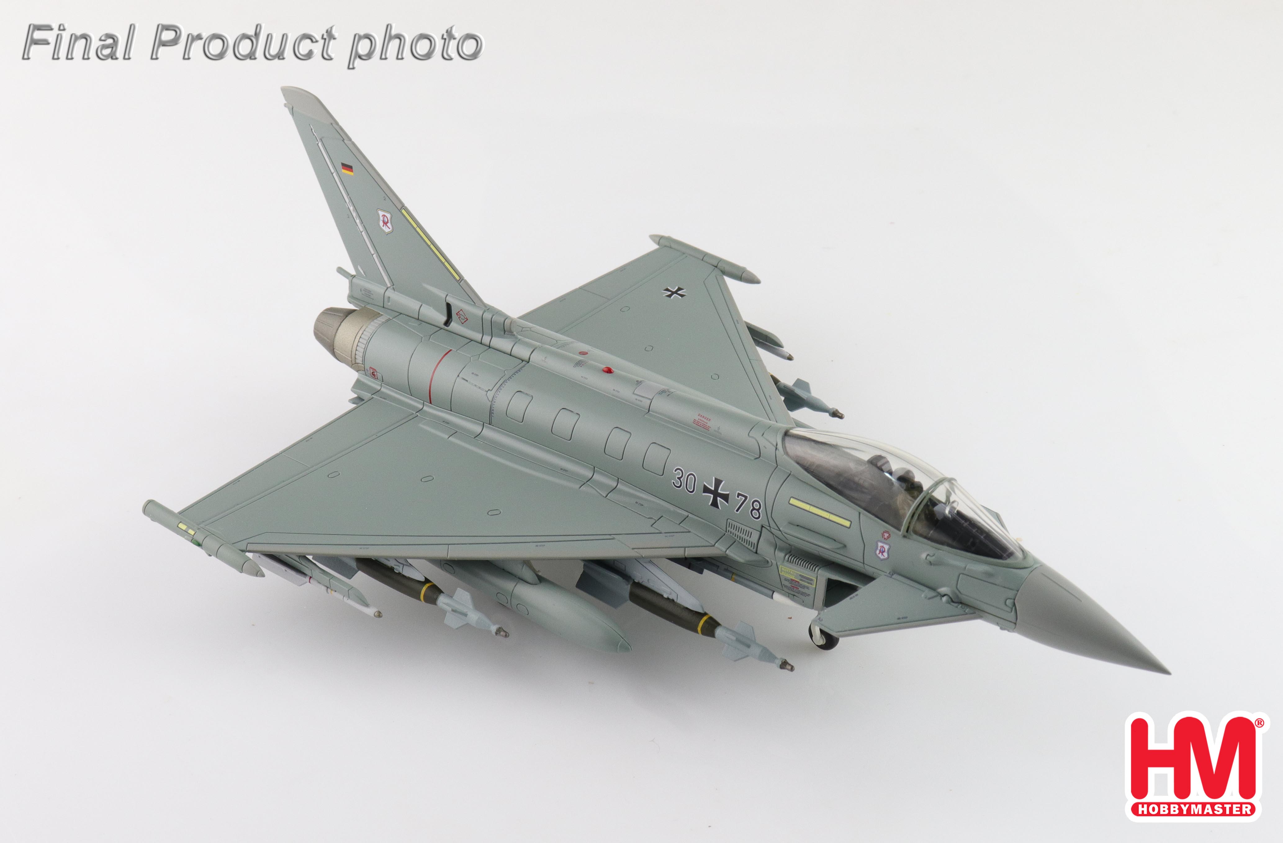Eurofighter Typhoon 30+78, Luftwaffe, 2021 (with 4 x GBU-48)