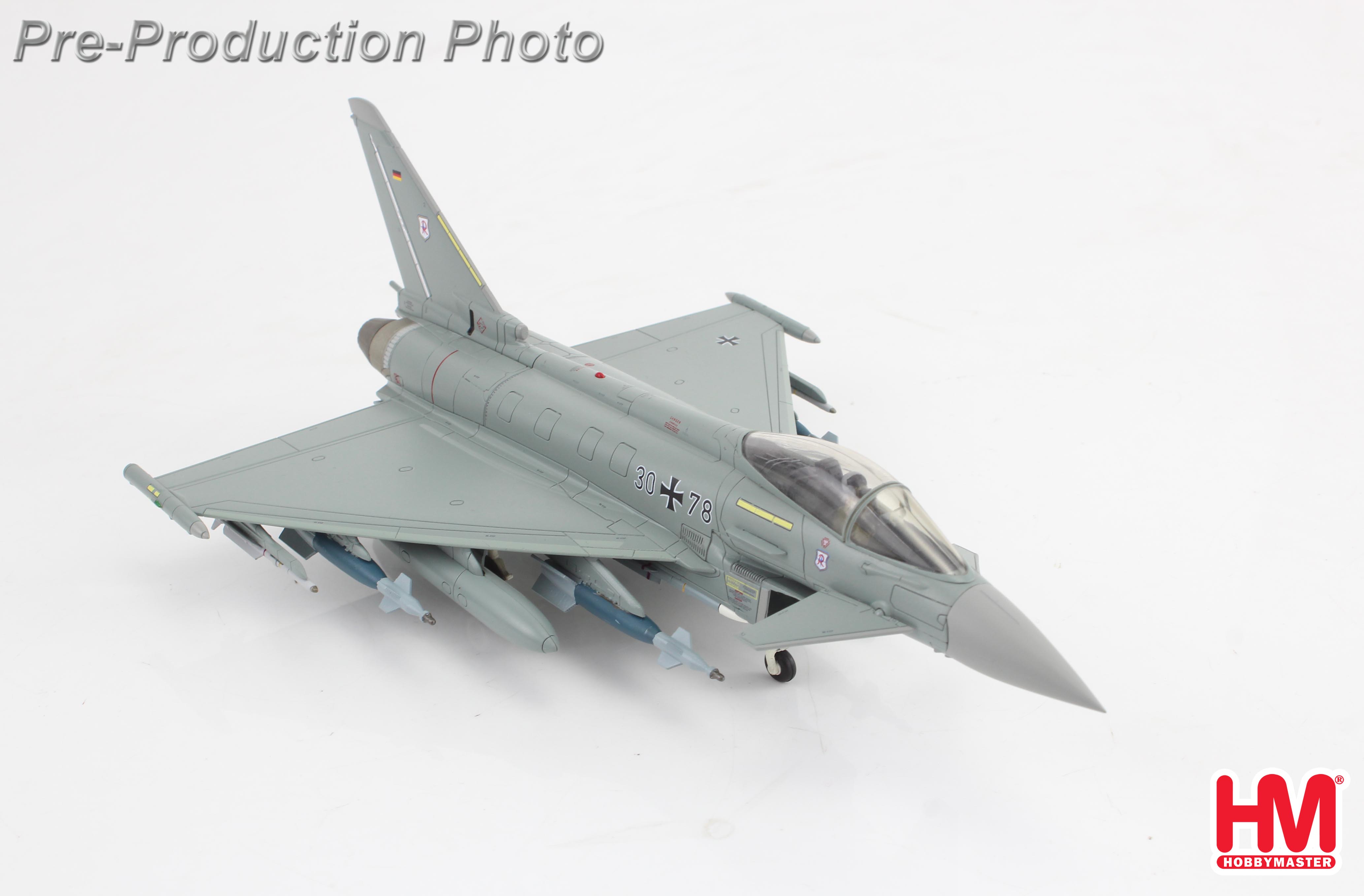Eurofighter Typhoon 30+78, Luftwaffe, 2021 (with 4 x GBU-48)