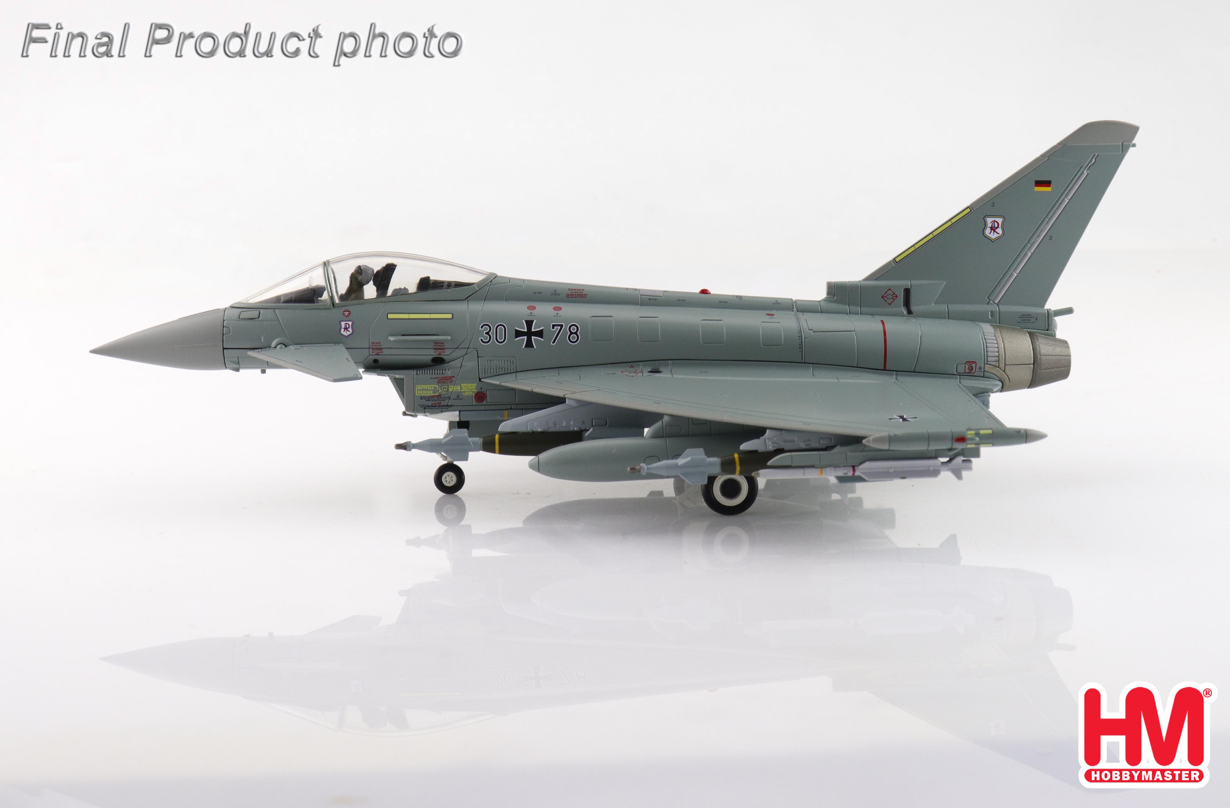 Eurofighter Typhoon 30+78, Luftwaffe, 2021 (with 4 x GBU-48)