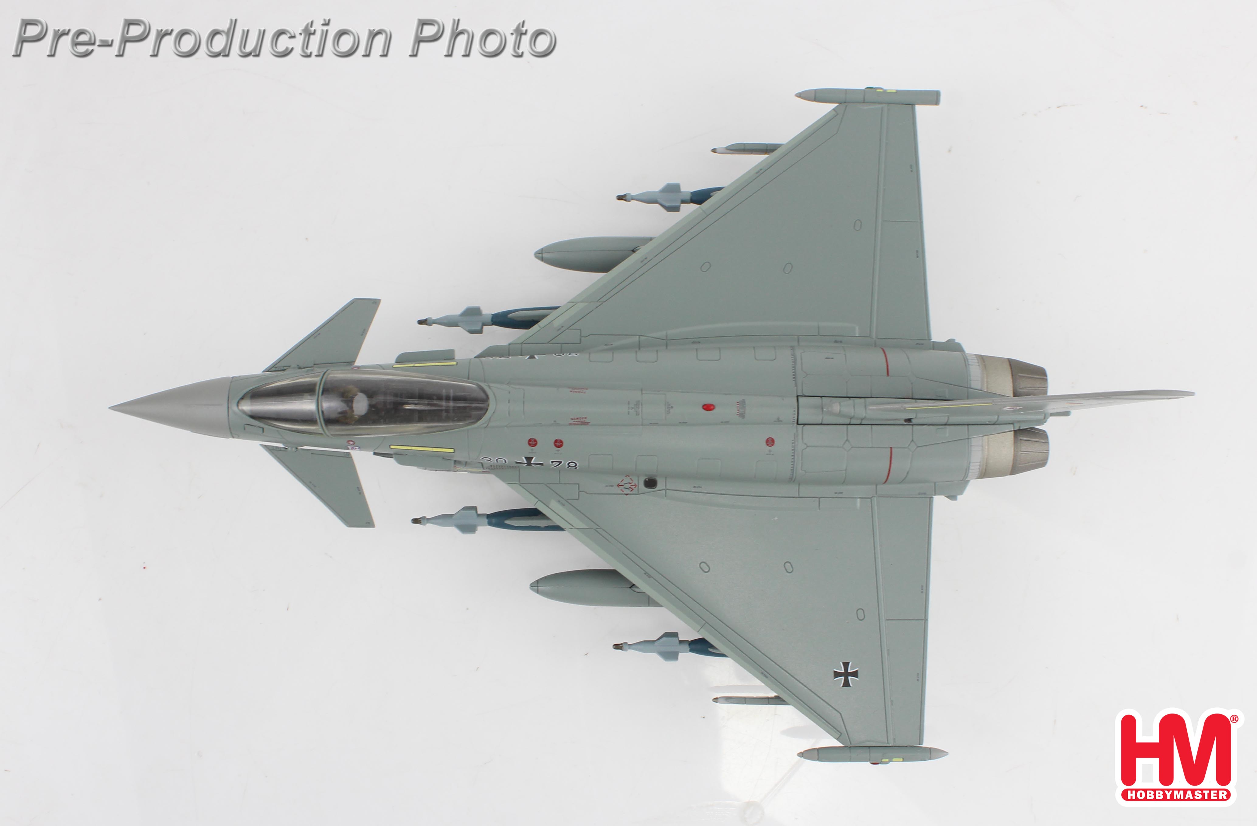 Eurofighter Typhoon 30+78, Luftwaffe, 2021 (with 4 x GBU-48)