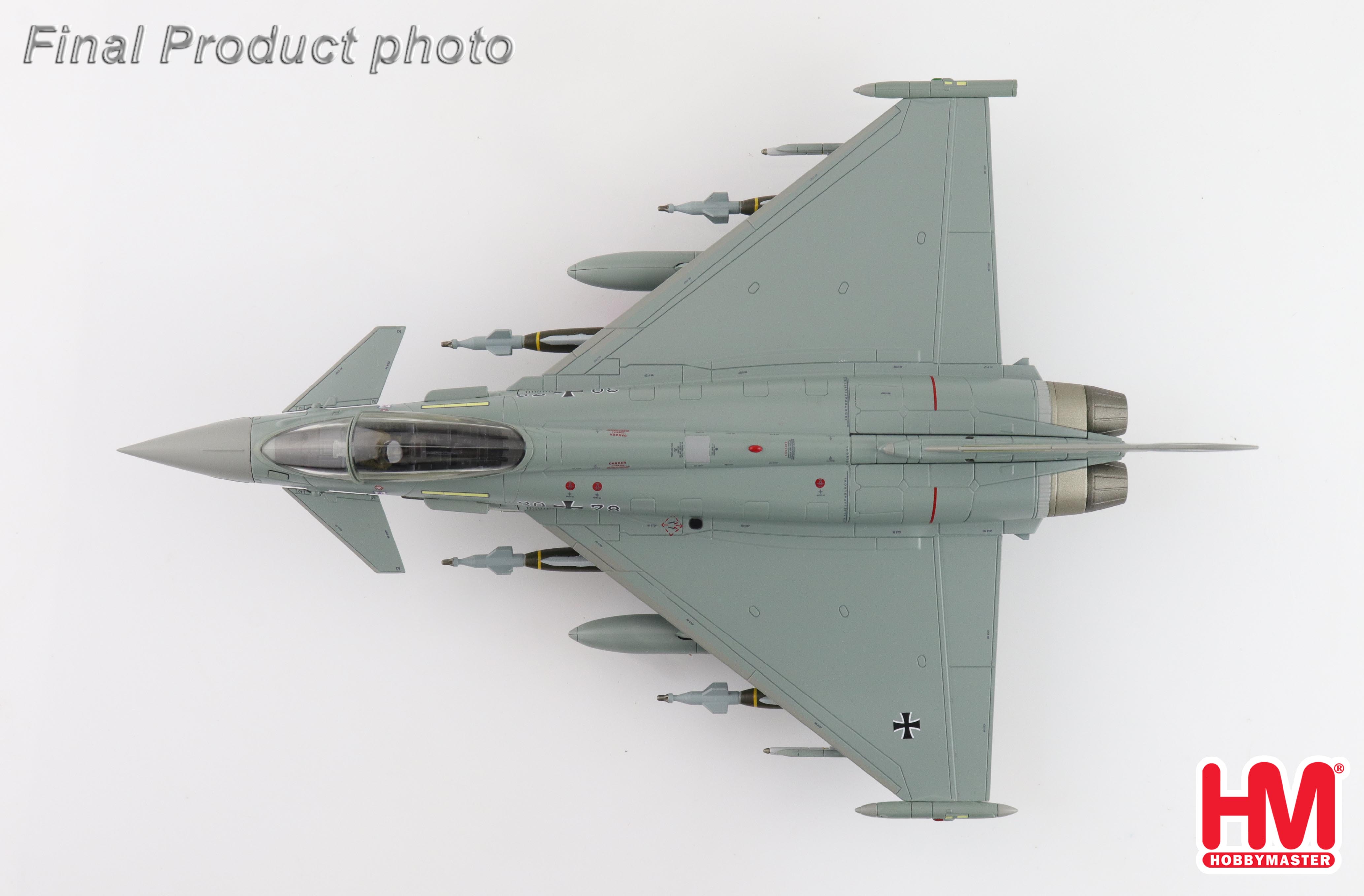 Eurofighter Typhoon 30+78, Luftwaffe, 2021 (with 4 x GBU-48)