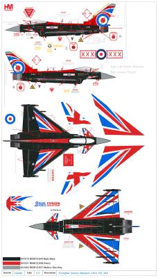 Eurofighter Typhoon "Blackjack" ZJ914, RAF, 2021