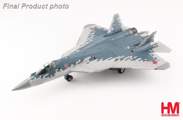 Su-57 Stealth Fighter Red 52, Russian Air Force, 2022 (with 4 x KH ...