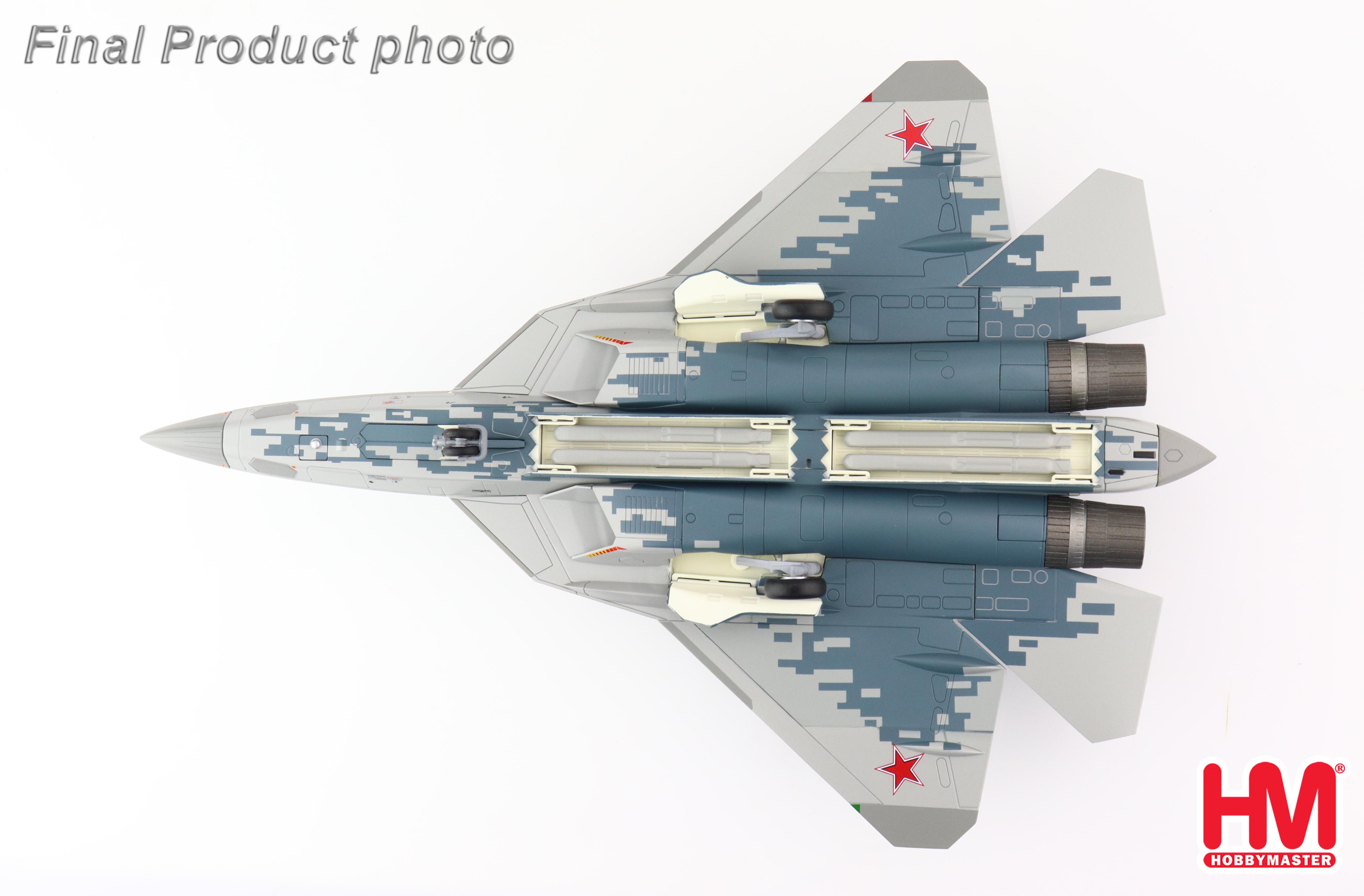 Su-57 Stealth Fighter Red 52, Russian Air Force, 2022 (with 4 x KH ...