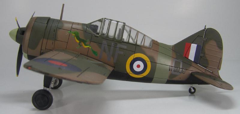 Brewster B339-E Buffalo NF-O W8138 RNZAF 488 squadron singapore 1941