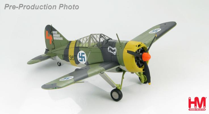 Brewster Model 239 flown by Ilmari Juutilainen, 3/LeLv 24, Suulajarvi ...