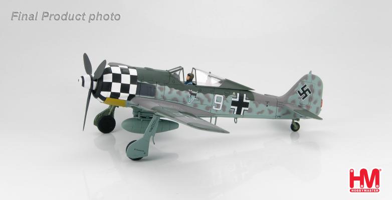 FW-190A-6 checker nose White 9 Leutnant Heinz Gunther Luck JG 1
