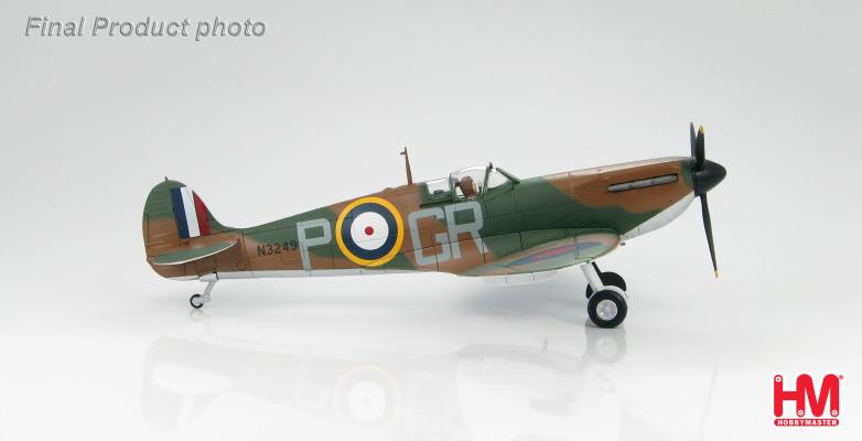 Spitfire Mk.I, GR-P, 92 Sqn, RAF Pembry, Flt Lt Robert Stanford Tuck ...