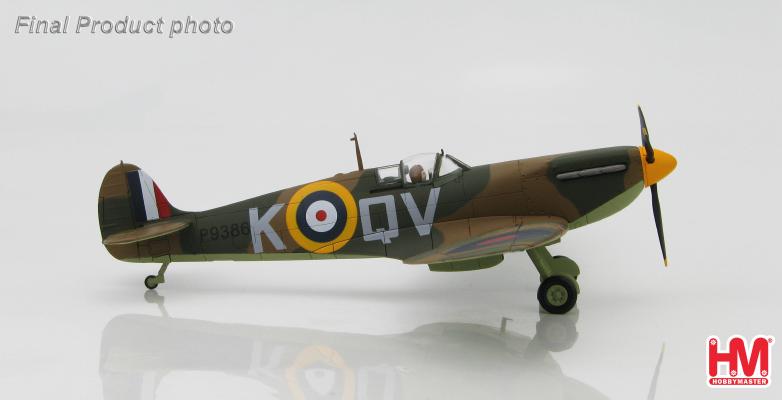 Spitfire Mk.I P9386/QV-K, Sqn. Ldr. Brian Lane, OC No. 19 Sqn., Sept 1940