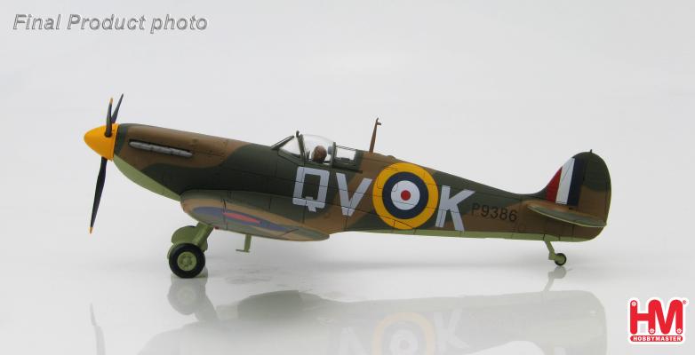 Spitfire Mk.I P9386/QV-K, Sqn. Ldr. Brian Lane, OC No. 19 Sqn., Sept 1940
