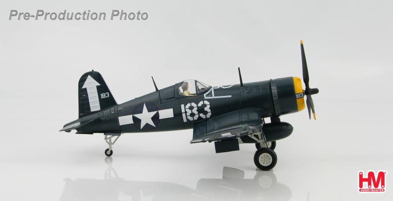 F4U-1D Corsair No.183, 1st Lt. Dean Caswell VMF-221, USS Bunker Hill ...