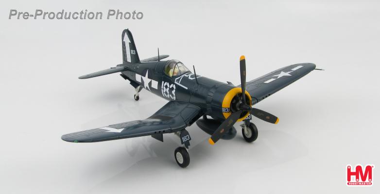F4U-1D Corsair No.183, 1st Lt. Dean Caswell VMF-221, USS Bunker Hill ...