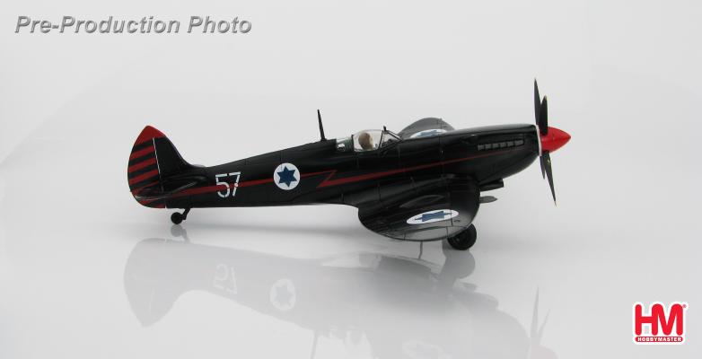 Spitfire IXe "Ezer Weizman" 205/57, 105 Sqn., Ramat David AB, June 1955