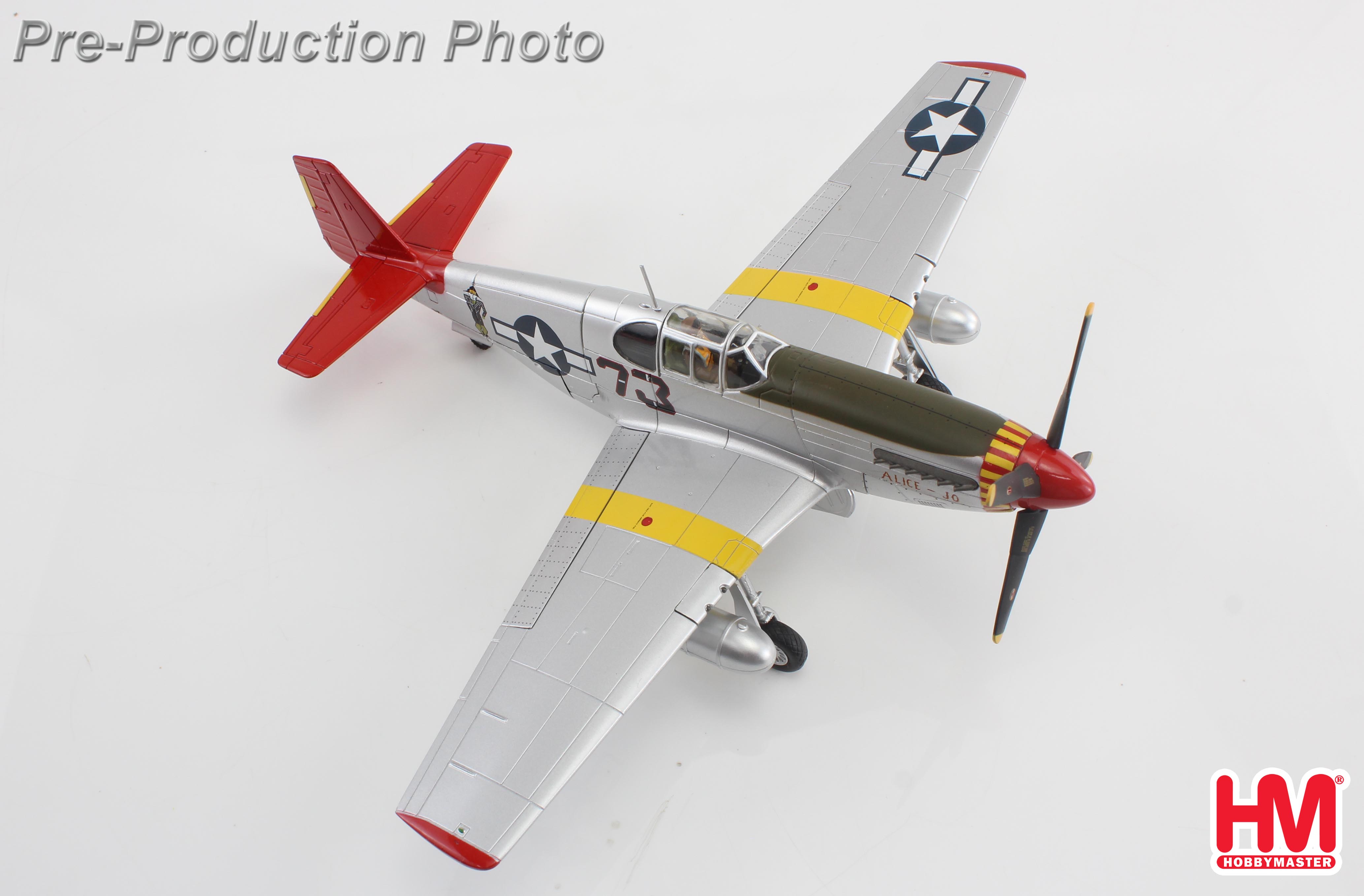 P-51C "Alice-Jo" flown by Pilot Capt. Wendell Pruitt, 302nd FS ...