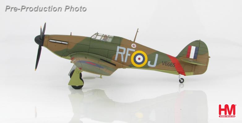 Hawker Hurricane Mk.I V6665 of 303 "Polish" Squadron, flown by Ft. Lt ...