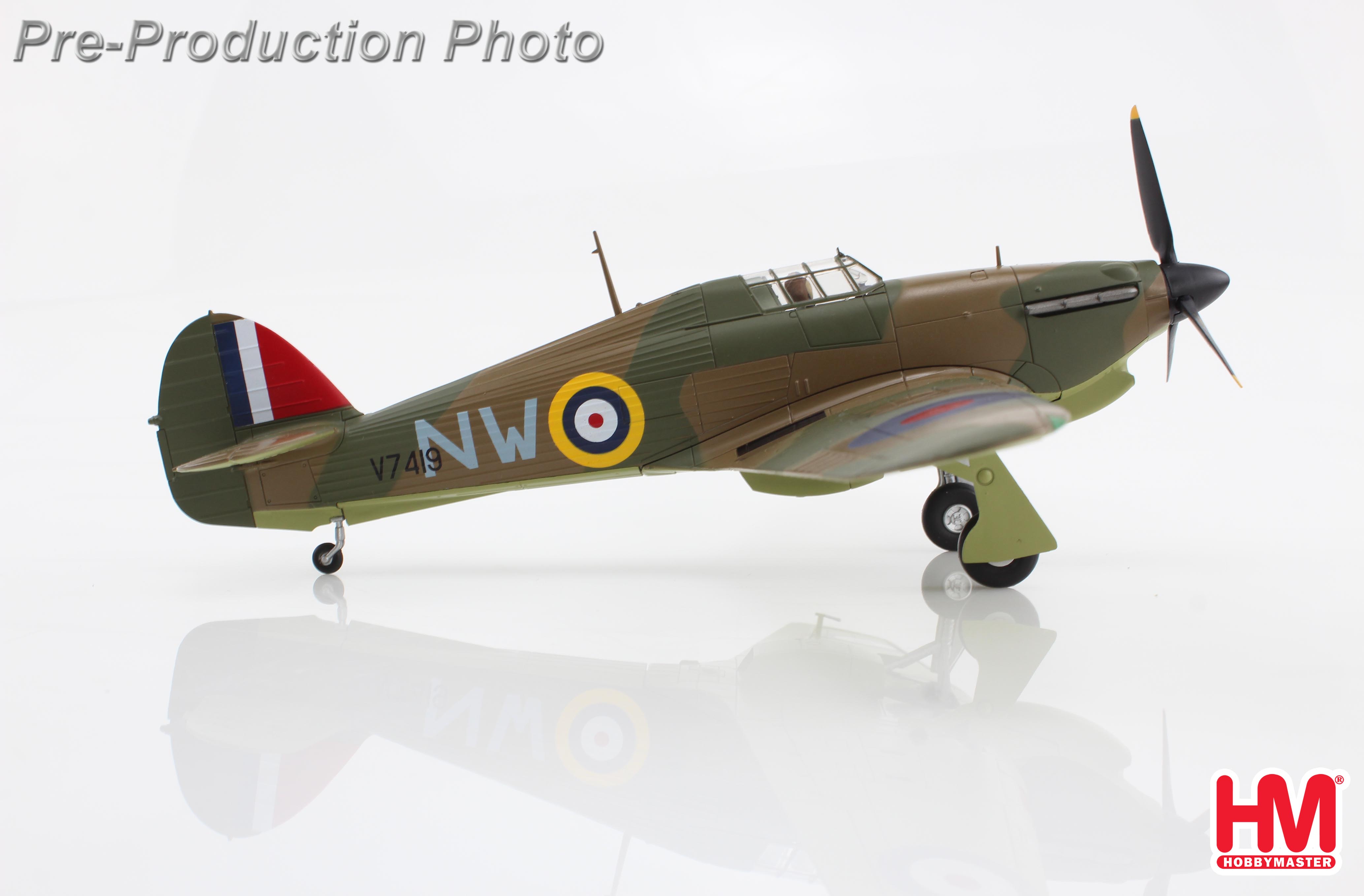 Hawker Hurricane MK. Ia V7419, S/Ldr Marmaduke Thomas St. John Pattle ...