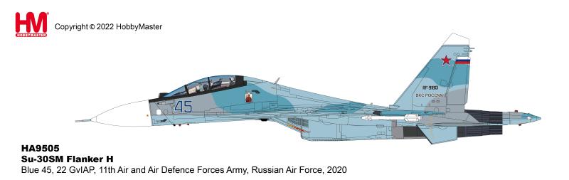Su-30SM Flanker H Blue 45, 22 GvIAP, 11th Air and Air Defence Forces ...