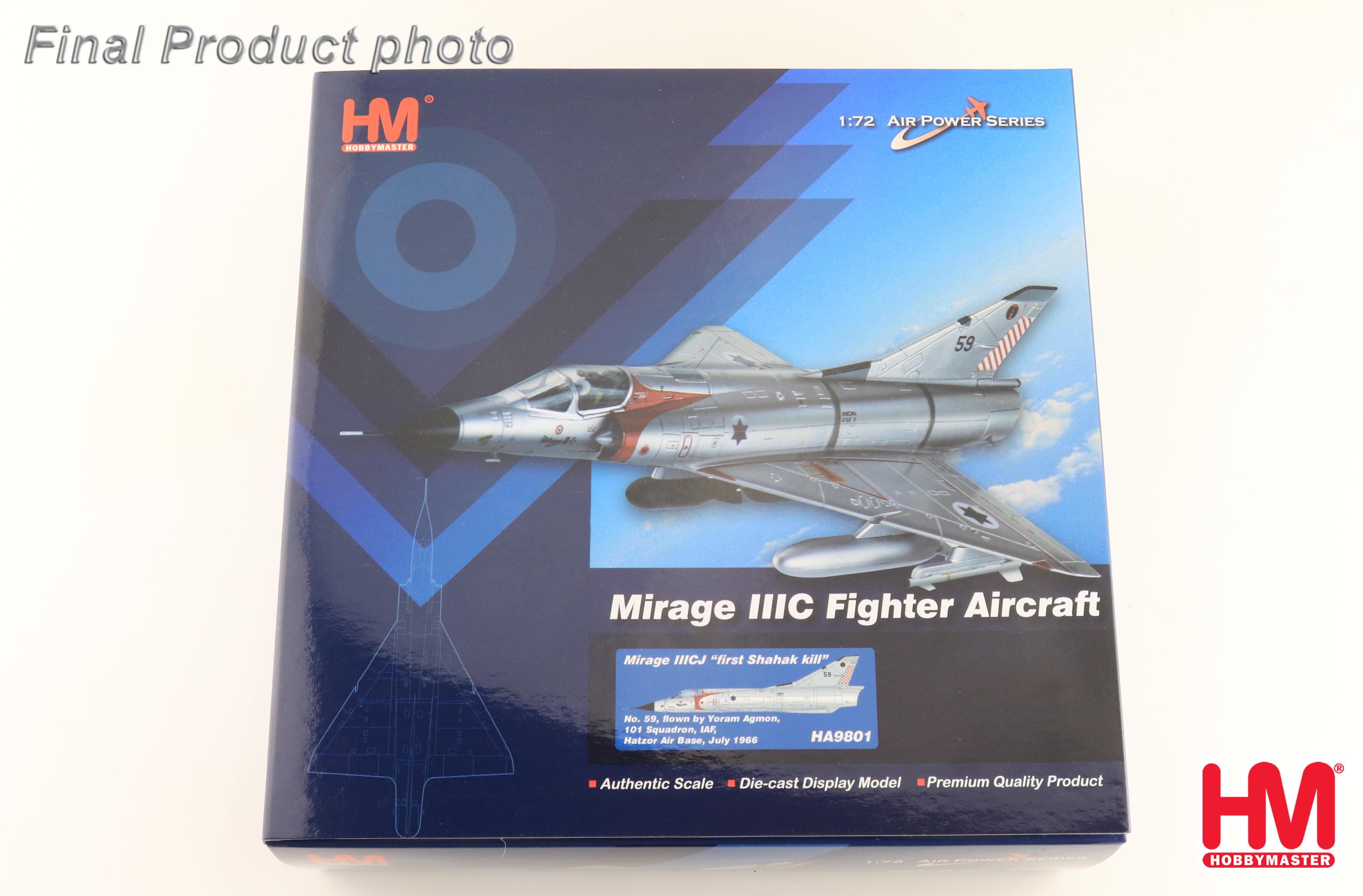 Mirage IIICJ "first Shahak kill" No. 59, flown by Yoram Agmon, 101 ...