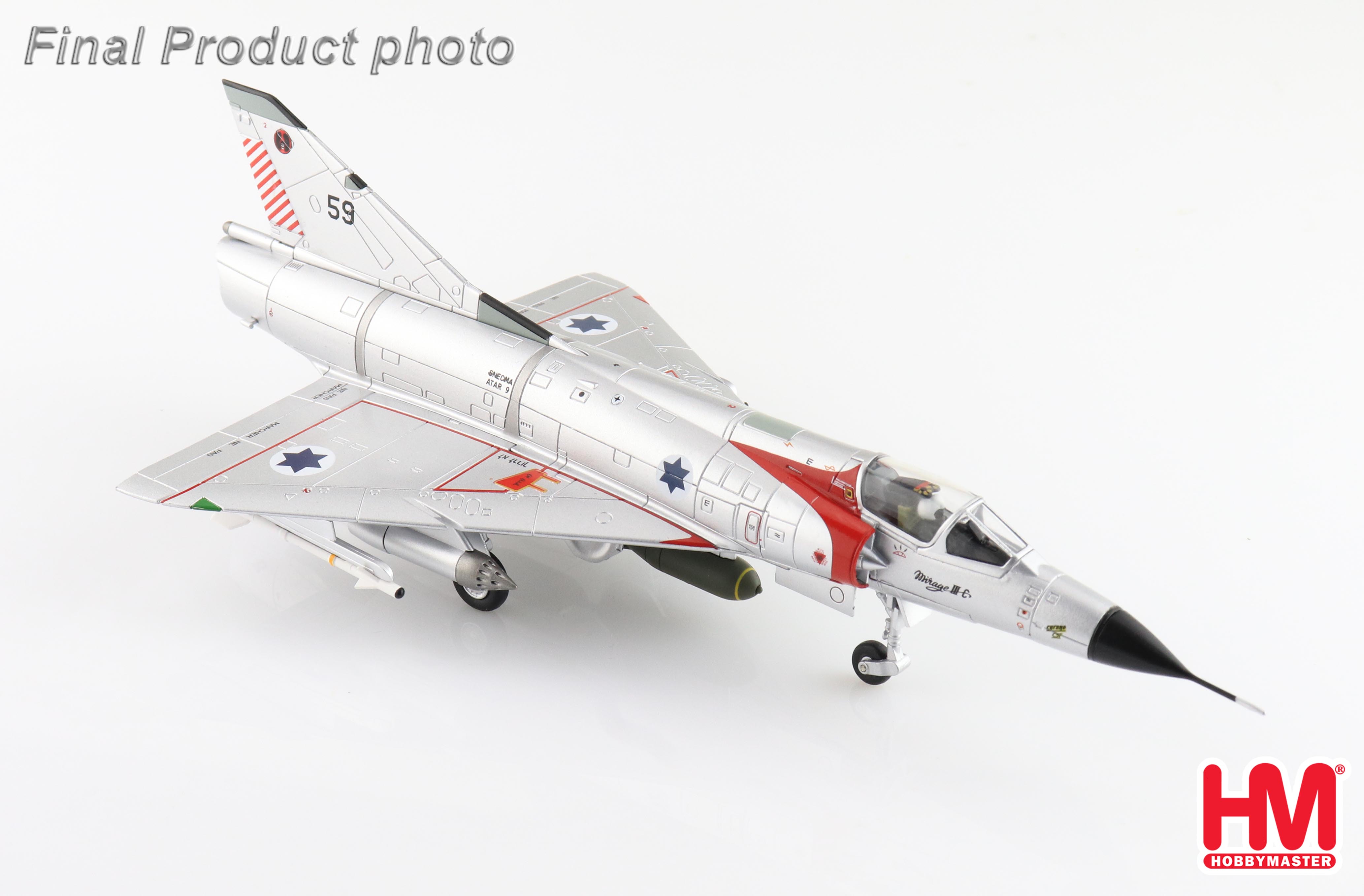 Mirage IIICJ "first Shahak kill" No. 59, flown by Yoram Agmon, 101 ...