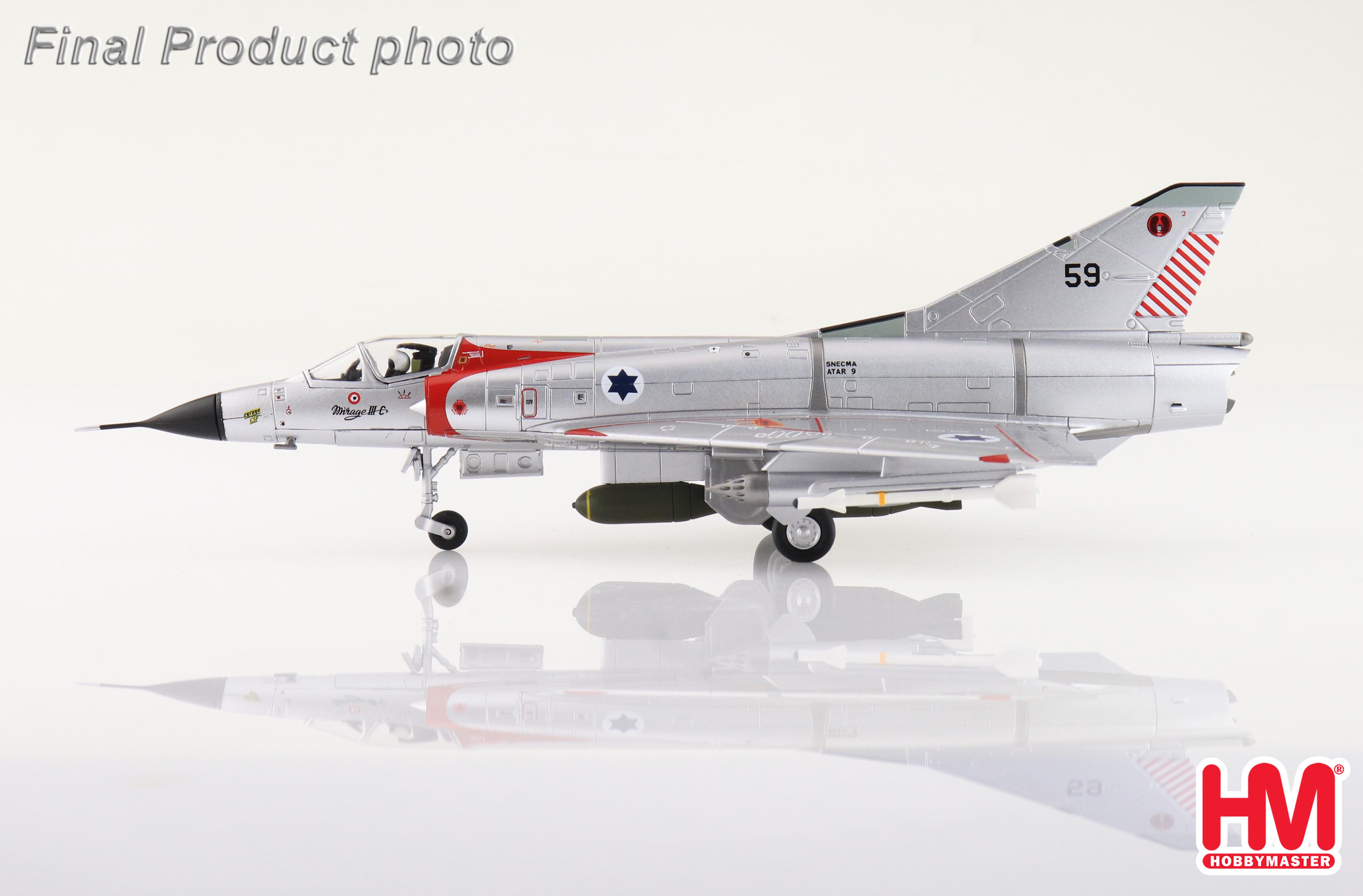 Mirage IIICJ "first Shahak kill" No. 59, flown by Yoram Agmon, 101 ...