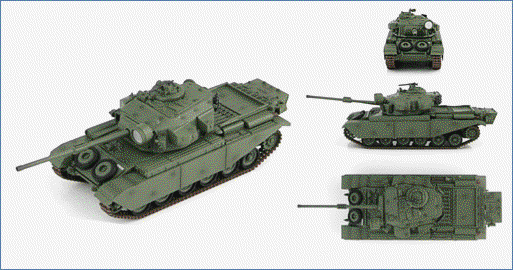 Australian Centurion Mk.5/1 169039, C Squadron, 1st Armd. Rgt., RAAC ...