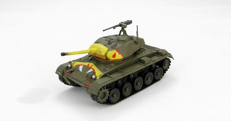 M24 Chaffee tank, 79th Tank Battalion Han River Korea 1951