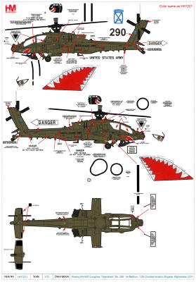 Boeing AH-64D Longbow “Tigershark” No. 290, 1st Battalion,, 10th Combat ...