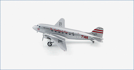 Douglas DC-3 NC17323, TWA "Lindbergh Line", 1938