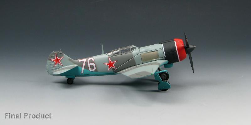 La-5FN No.76, Major I A Vishnakov, Commander of 1st Flight, 171 IAP, 1944