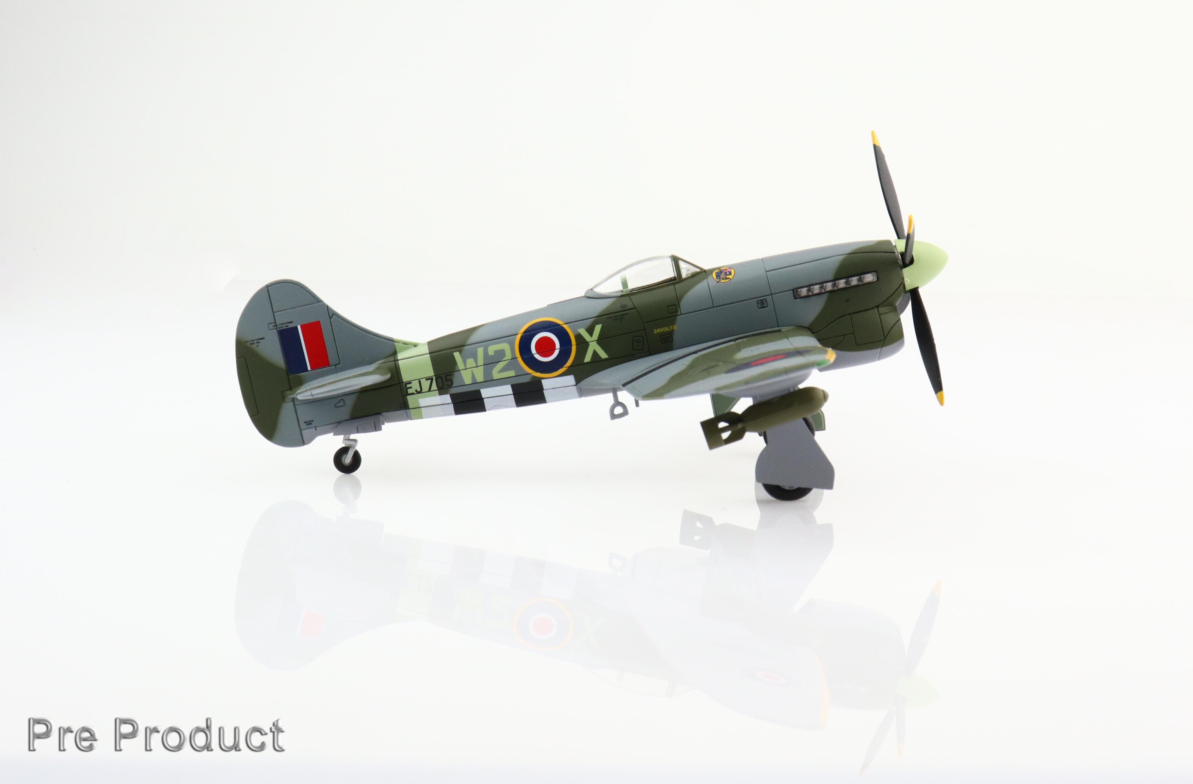 Hawker Tempest Mk.V EJ705/ W2-X, No.80 Squadron RAF, 2nd TAF, Autumn 1944